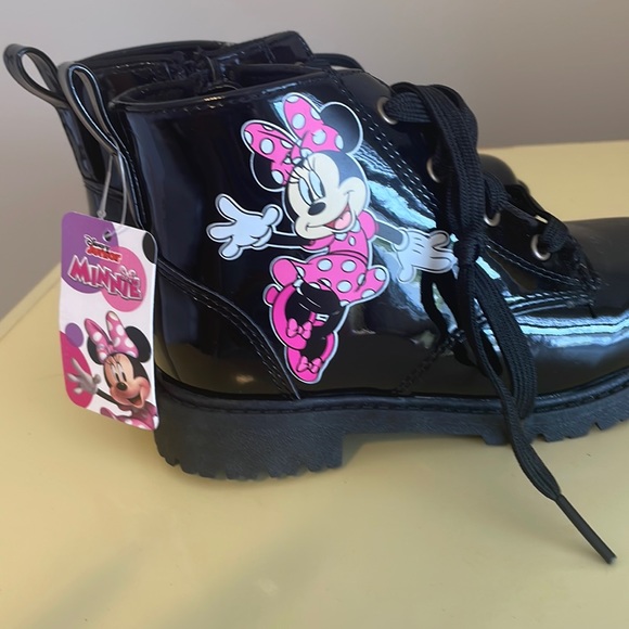 Disney | Shoes | Disney Jr Minnie Patent Boots | Poshmark